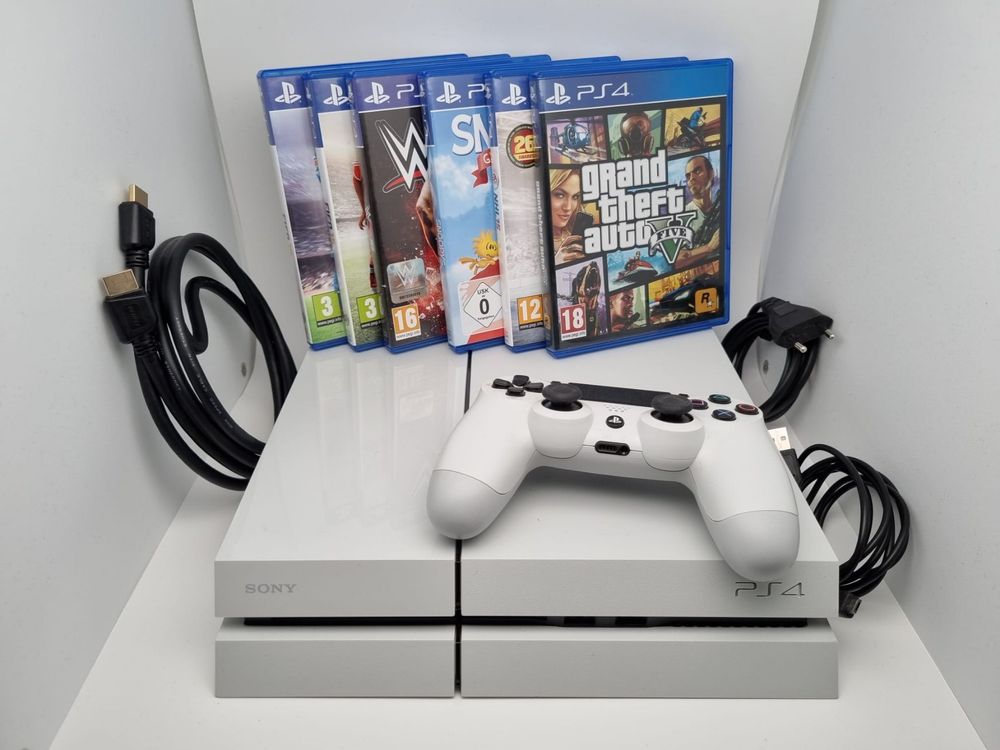 Sony PlayStation 4 PS4 (CUH-1116A) Weiss / White Set *TOP* | Kaufen auf ...