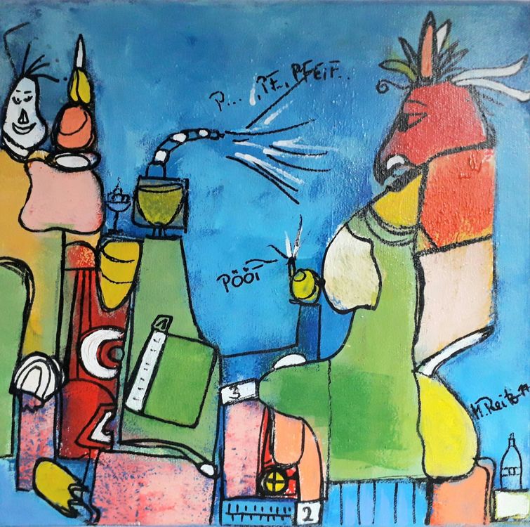 Gemälde Pop Art Dagobert Duck Künstler: Manuela Reitz (Neu und originalverpackt) in Balve für ...