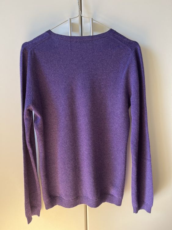 Mohn Kaschmir Pullover Gr. S Lila Winter Top Zustand! (Gebraucht) in ...