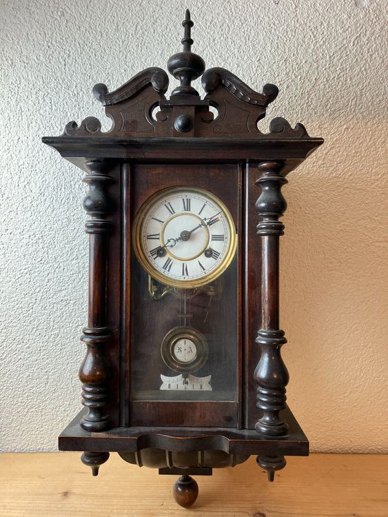 Wanduhr / Pendeluhr / Regulator Junghans Nussbaum | Kaufen auf Ricardo