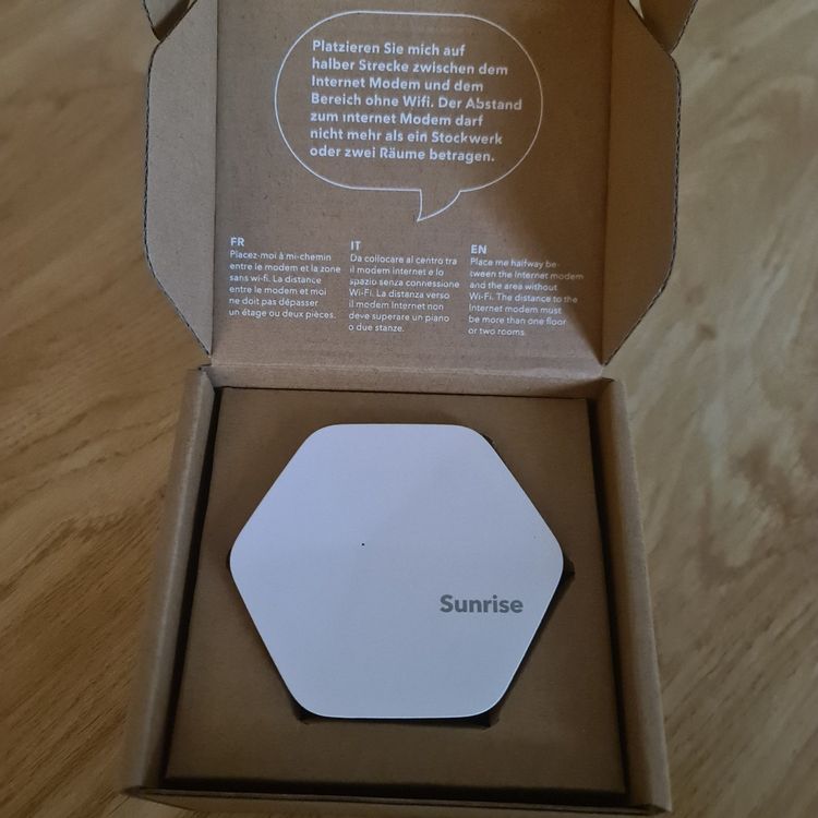 Sunrise Connect Pod 1 smart WiFi Extender / Repeater (Gebraucht) in ...