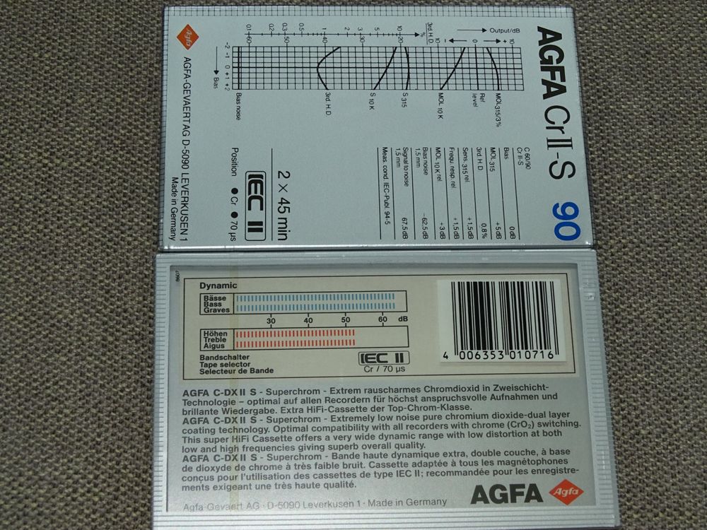 Zwei Agfa Kassetten neu in Folie Tape | Kaufen auf Ricardo