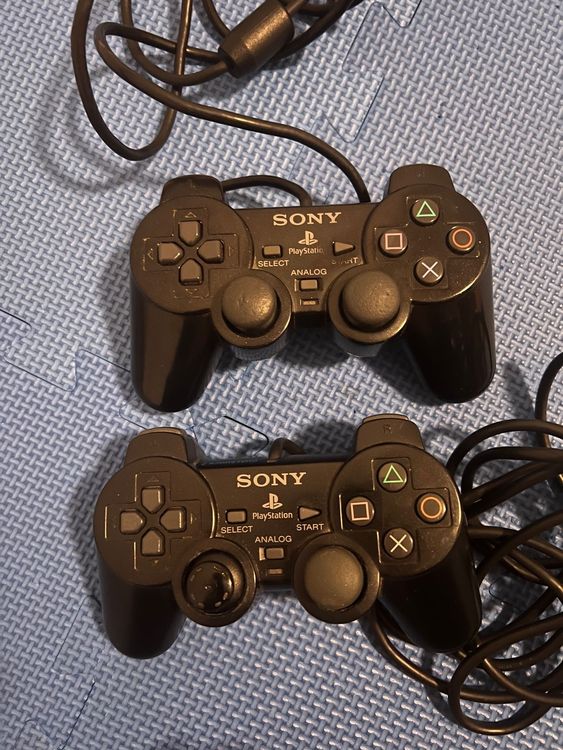 2x PS2 / Playstation 2 Controller Dual Shock original Sony (Gebraucht ...