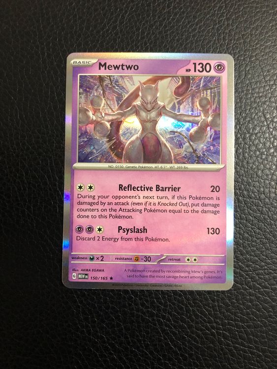 Scarlet & Violet 151 - Mewtwo Holo 150/165 NM Ab 1 (Gebraucht) in ...