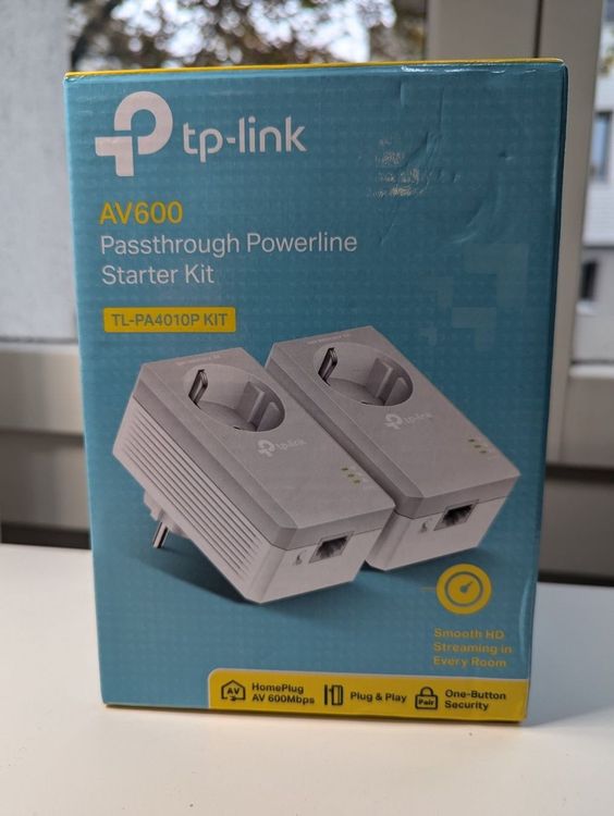 TP-Link AV600-Powerline-Adapter KIT mit Steckdose (Neu und ...