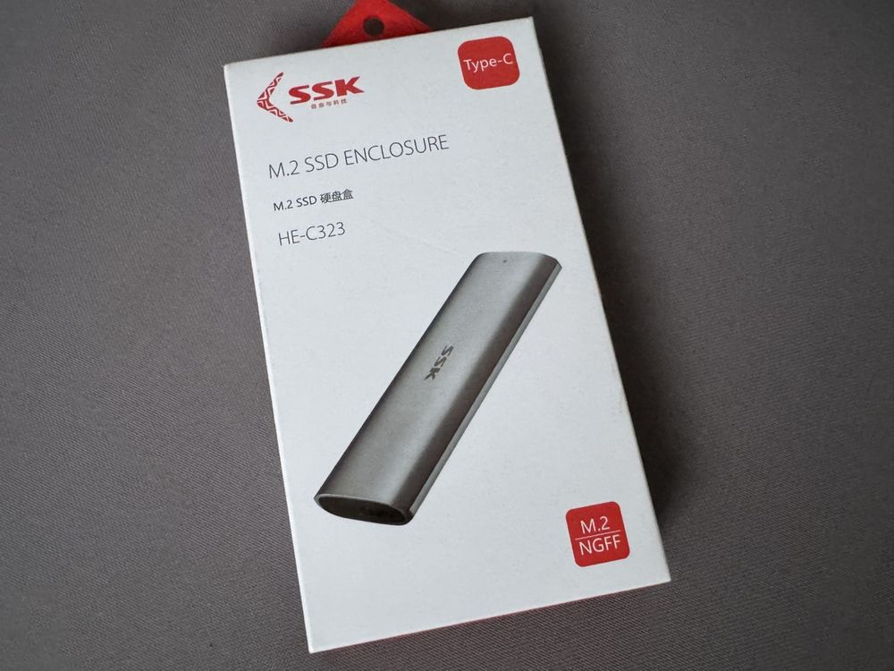 Boîtier disque dur externe SSK M.2 SSD Neuf (Neu und originalverpackt) in Lausanne für CHF 9 ...
