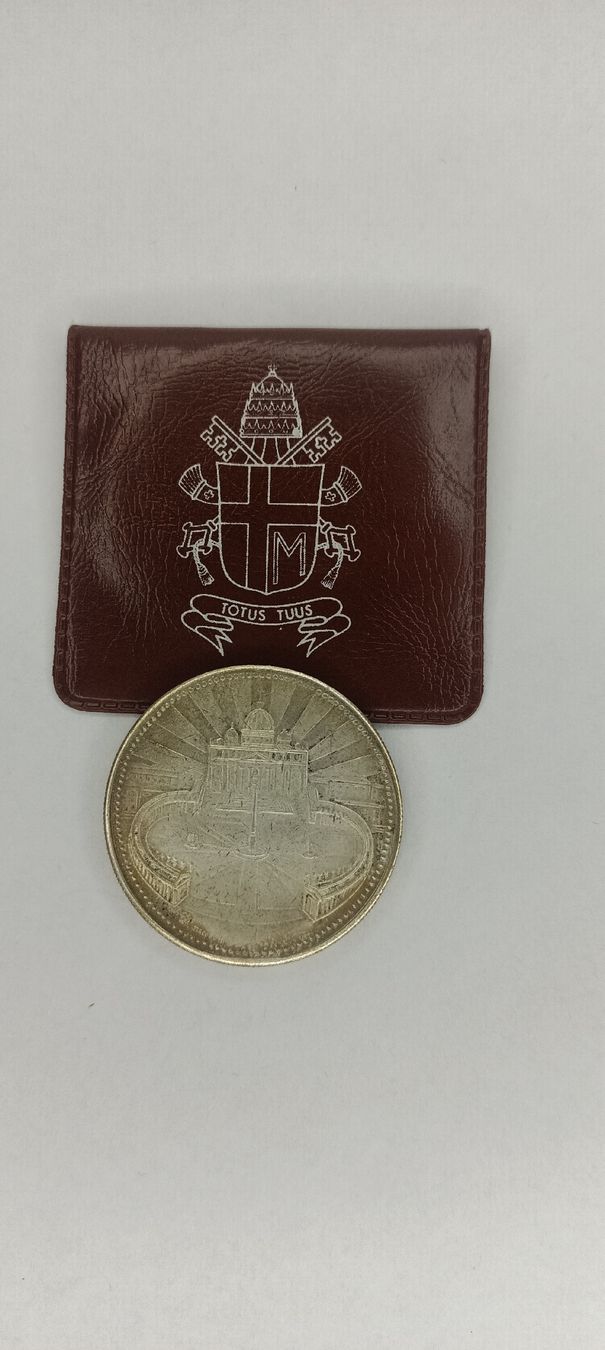 Johannes Paul II Gedenkmünze, Jahr 1979, versilbert (Gebraucht) in ...