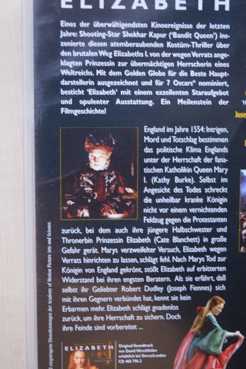 ELIZABETH/VHS (24) (Gebraucht) in Reutigen für CHF 1 – mit Lieferung ...