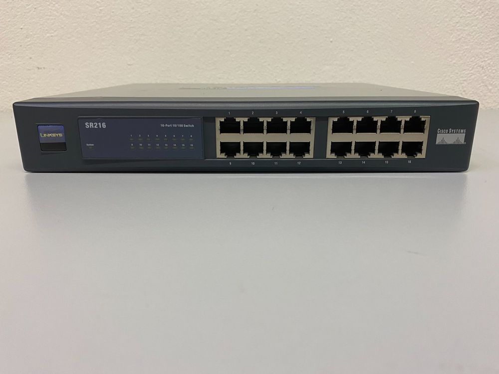 Linksys SR216 16-Port 10/100 Switch (Gebraucht) in Hochdorf für CHF 60 ...