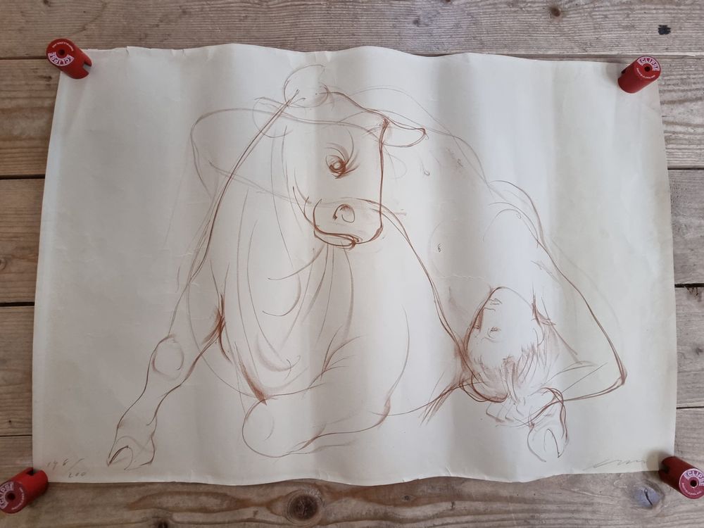 Hans Erni original Lithographie signiert | Kaufen auf Ricardo