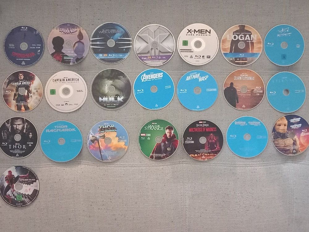 COLLECTION MARVEL (X-MEN / SPIDERMAN / MCU) - 22 BLU RAY | Kaufen auf ...