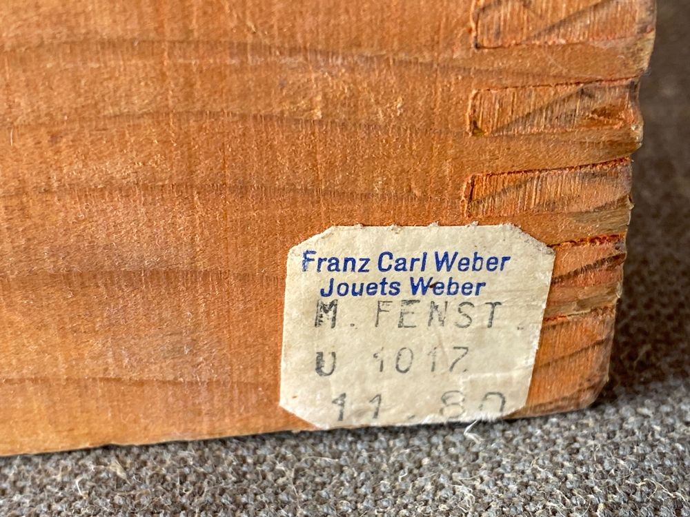 schöner alter Holzbaukasten von Franz Carl Weber (Gebraucht) in ...