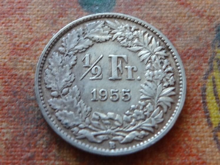 1/2 Fr. 1955 | Kaufen auf Ricardo