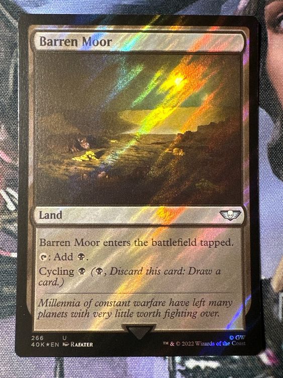 Barren Moor SURGE FOIL Warhammer 40k Mtg (Neu (gemäss Beschreibung)) in ...