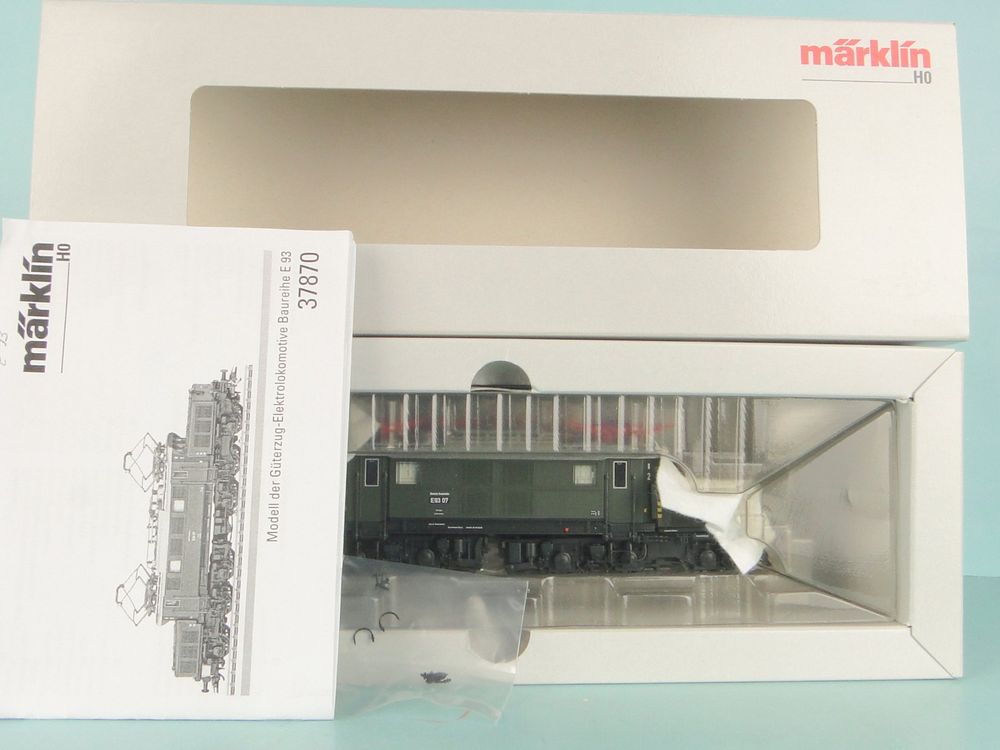 Märklin 37870 Elektrolok DB E 93 07, Mfx, Sound (Gebraucht) in Bülach ...