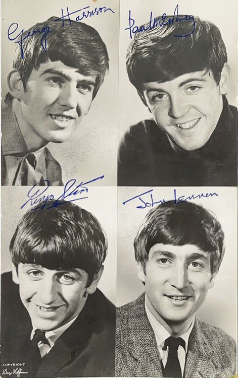 Beatles Autogramm Handsigniert FAB 4 | Kaufen auf Ricardo