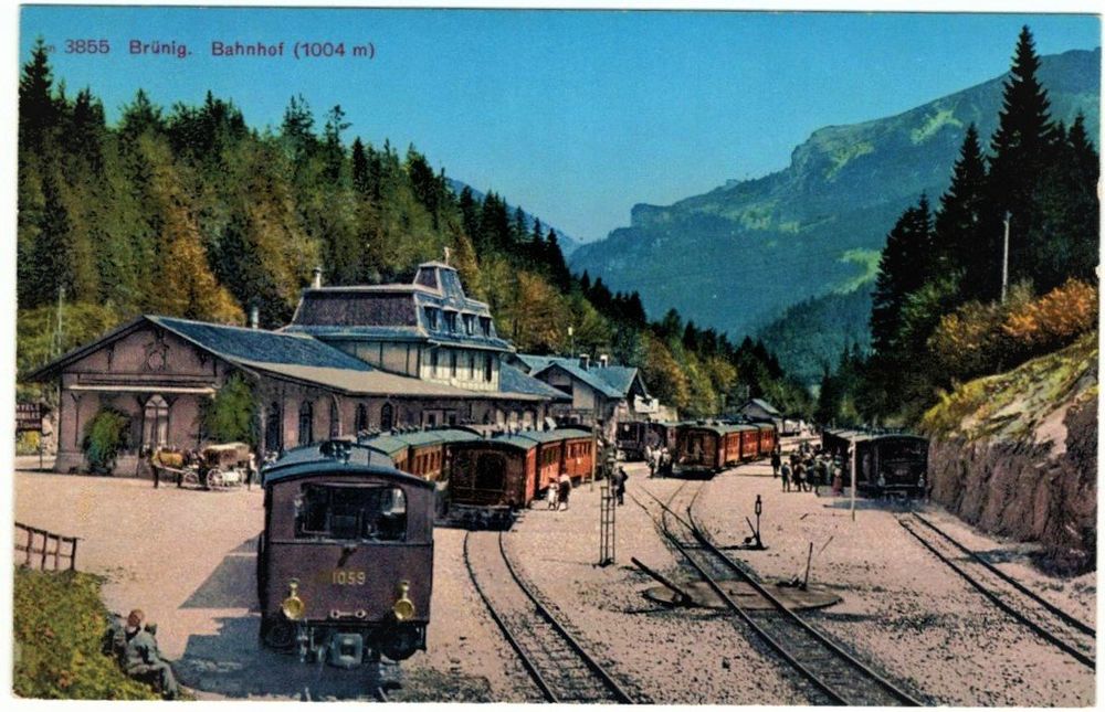 Postkarte Brünig Bahnhof | Kaufen auf Ricardo