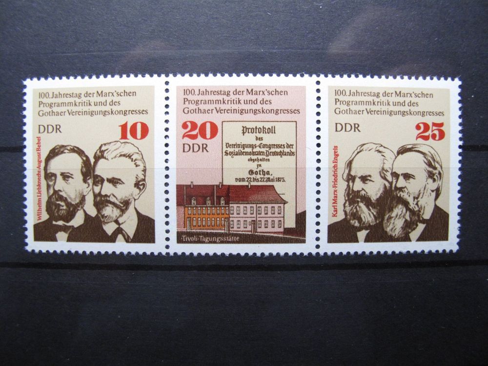 DDR 1975 Zusammenschl. Arbeiterpartei** | Kaufen auf Ricardo