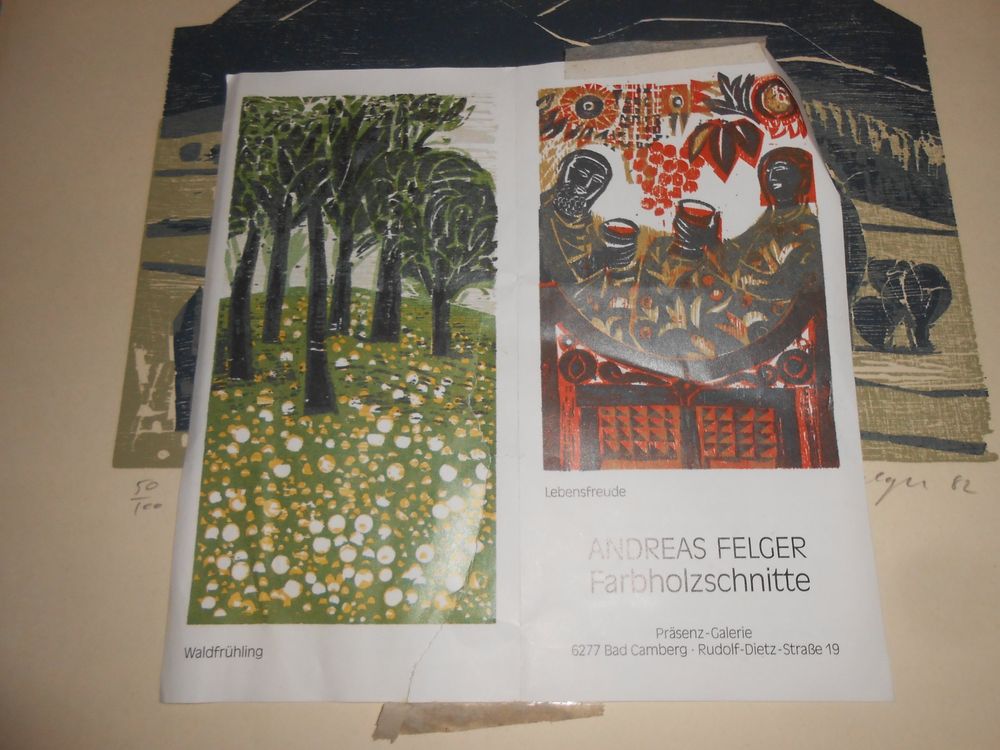 Andreas Felger-Farbholzschnitte (Gebraucht) in Bubikon für CHF 3 – mit Lieferung auf Ricardo kaufen