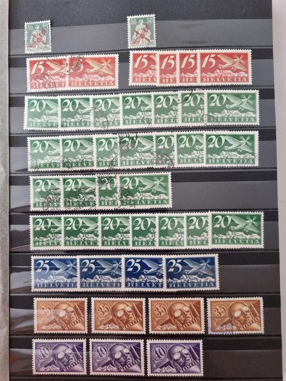 Album mit xxx CH Flugpost Marken | Kaufen auf Ricardo