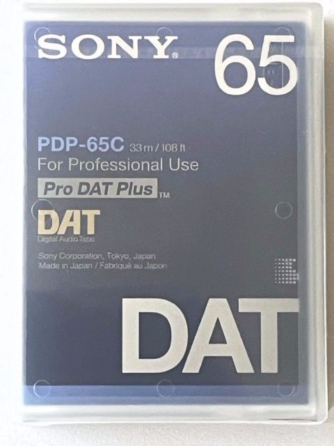 Sony Professional DAT Kassette PDP-65C (Neu und originalverpackt) in ...