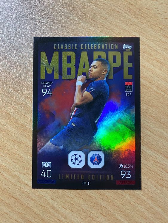 Topps Champions League Limited Edition Mbappé (Neu (gemäss Beschreibung ...