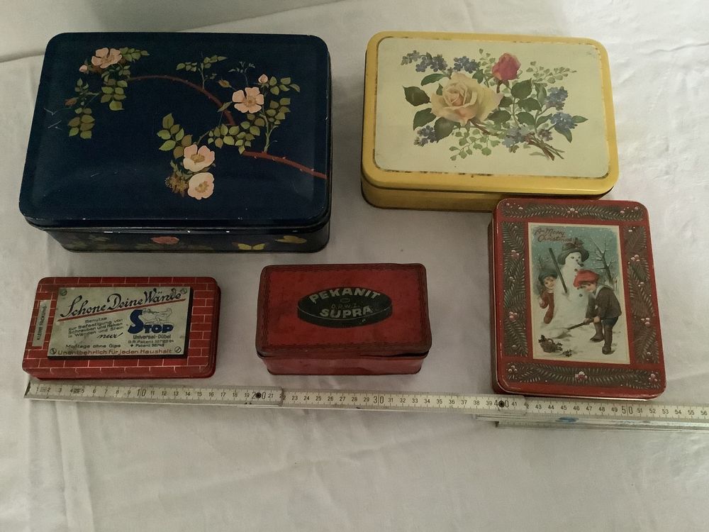 5 Alte Blechdose | Kaufen auf Ricardo