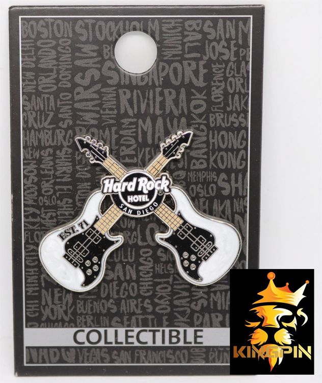 Hard Rock Hotel Pin Cross Guitar San Diego USA (Neu (gemäss ...