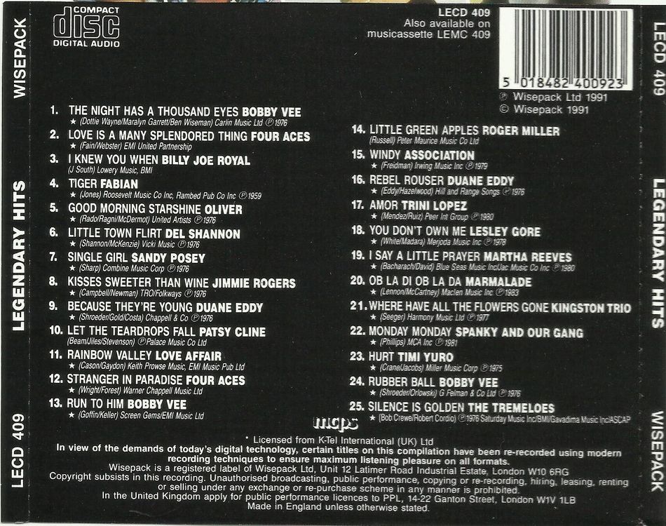 Rock Era CD The Legendary Hits (Gebraucht) in St. Margarethen TG für ...