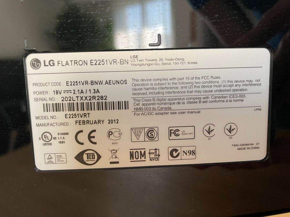 2x LG Flatron E2251 Monitore (Gebraucht) in Kloten für CHF 40 – nur ...