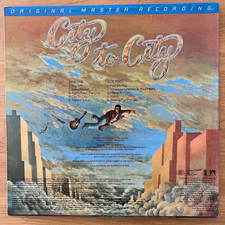 Gerry Rafferty - City To City / Audiophile MFSL 1981 - TOP (Gebraucht) in Gais für CHF 225 – mit ...