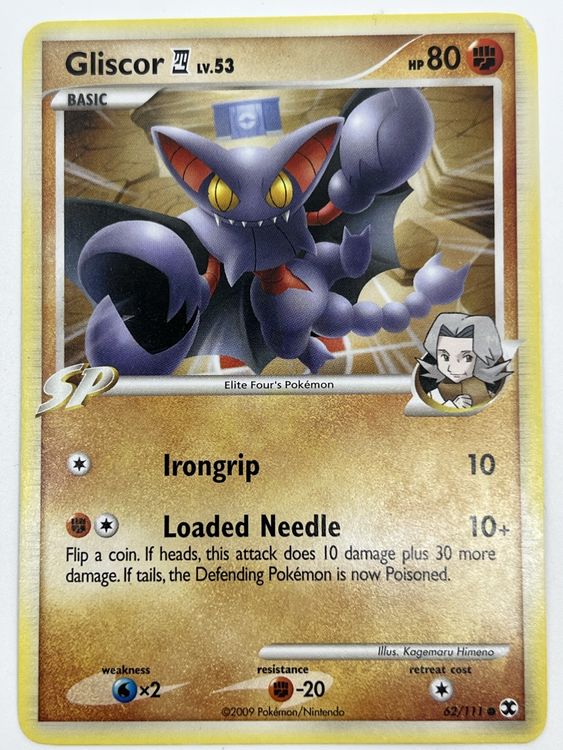 Gliscor SP Pokemon Karte LV. 53 - 62/111 2009 (Gebraucht) in Diegten für CHF 1 – mit Lieferung ...