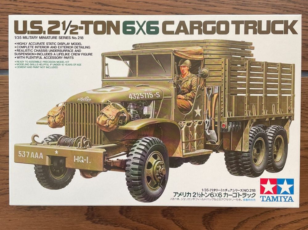 Tamiya 35218 6x6 Cargo Truck US-Army WWII 1:35 | Kaufen auf Ricardo