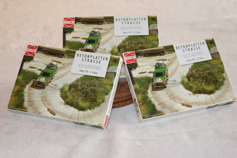 Busch 1106 Betonplatten-Strasse HO (Gebraucht) in Roveredo GR für CHF 8 ...