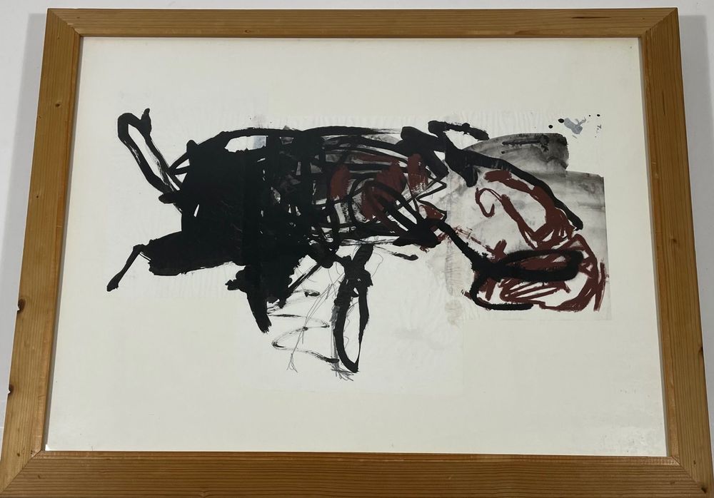 Maurice Ducret (1953)grosse Mischtechnik (Gebraucht) in Root für CHF 440 – mit Lieferung auf ...