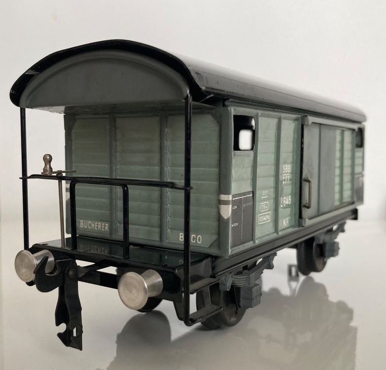 BUCO 8645 gedeckter Güterwagen K2, grün, Spur 0 | Kaufen auf Ricardo