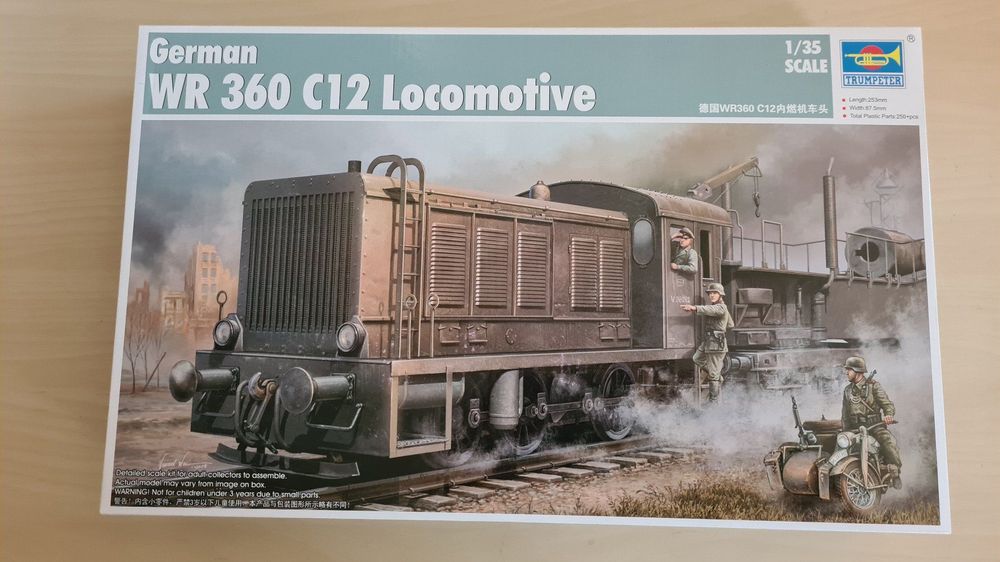 1:35 WR 360 C12 Lokomotive - Trumpeter 00216 (Neu (gemäss Beschreibung ...