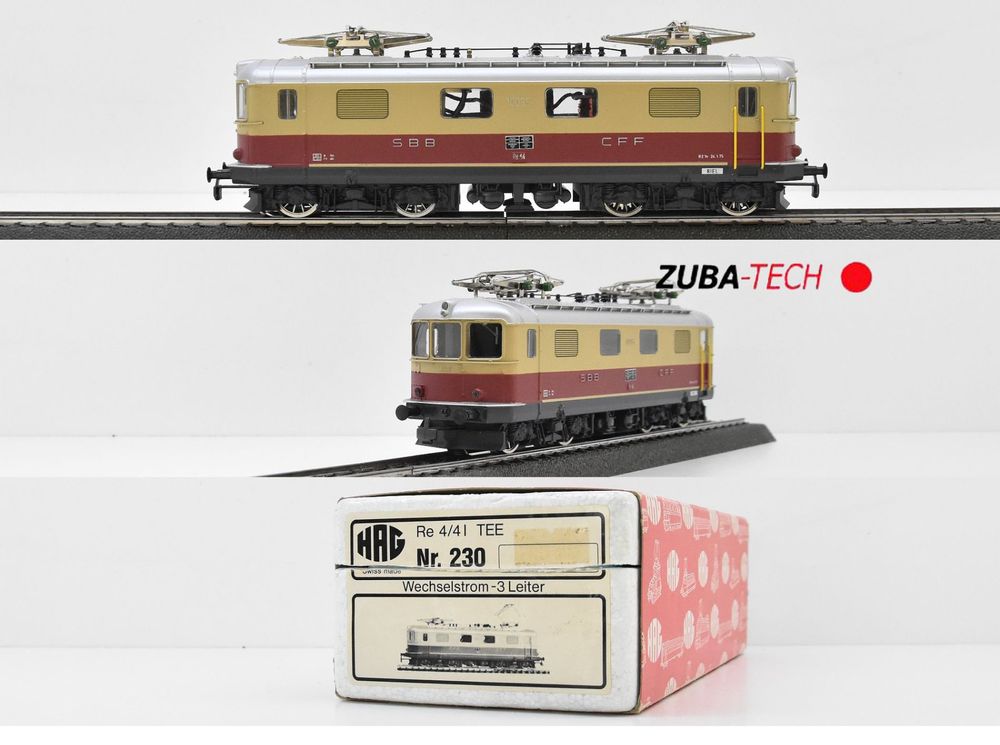 HAG 230 E-Lok Re 4/4 I TEE SBB H0 WS Analog mit OVP | Kaufen auf Ricardo