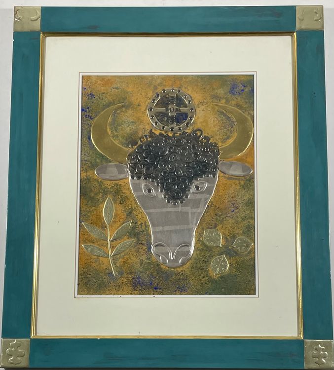 Grosse Abstrakte Mischtechnik mit Büffel (Gebraucht) in Root für CHF 10 – mit Lieferung auf ...