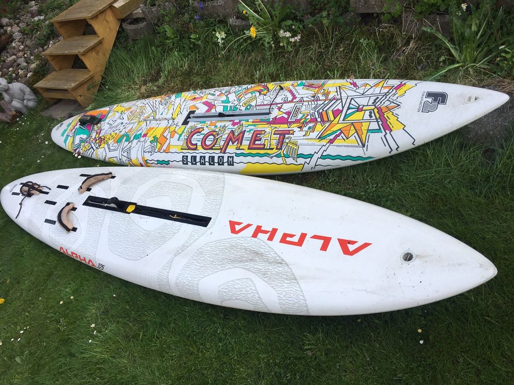 Windsurf Set, 2 Boards, 6 Segel etc. (Gebraucht) in Winterthur für CHF 140.1 – mit Lieferung auf ...