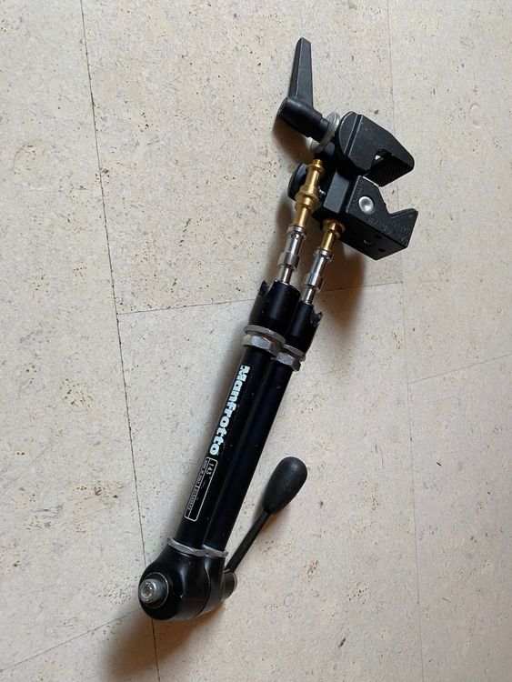 Manfrotto Magic Arm 143 mit Superclamp 035 und 2x Spigot 013 (Gebraucht ...