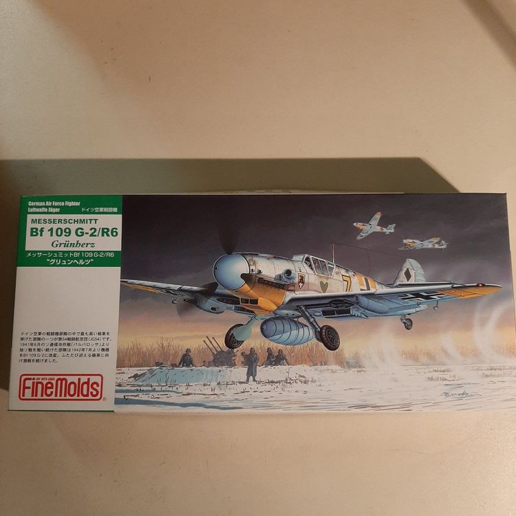 1120 . Messerschmitt Me Bf 109 G-6/R-2 .. Fine Models FL 18 (Gebraucht) in Bonstetten für CHF 18 ...