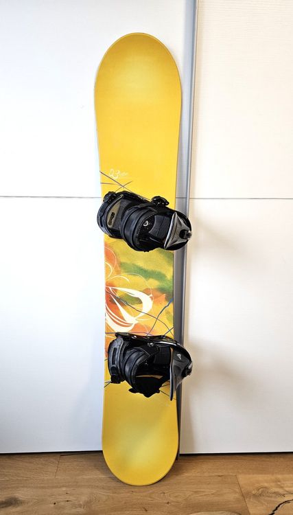 BURTON FEATHER 154 cm , Original BURTON CUSTOM Bindung Gr.M (Gebraucht ...