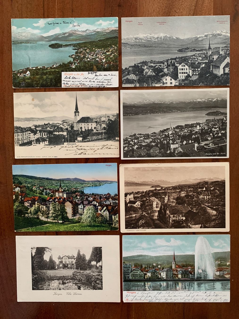 8 Ansichtskarten Schweiz von Horgen ZH (Gebraucht) in Oftringen für CHF 8 – mit Lieferung auf ...
