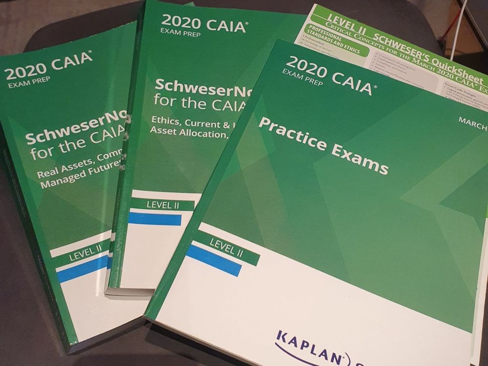CAIA Level II 2020 practice exams | Kaufen auf Ricardo