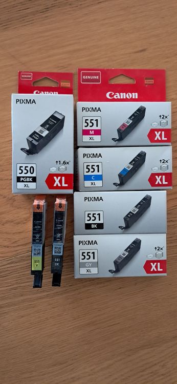 cartouches imprimante cannon pixma 550 et 551 (Neu und originalverpackt ...