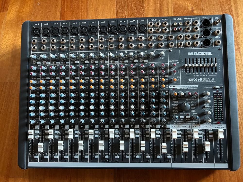 MISCHPULT Mackie CFX 16 MK II 16x4x2 - Studiogepflegt (Gebraucht) in ...