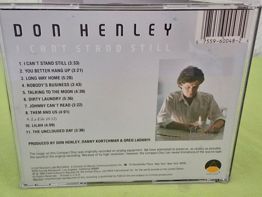 CD Don Henley - I Can't Stand Still - Sommer % 😎 (Gebraucht) in Aarberg ...
