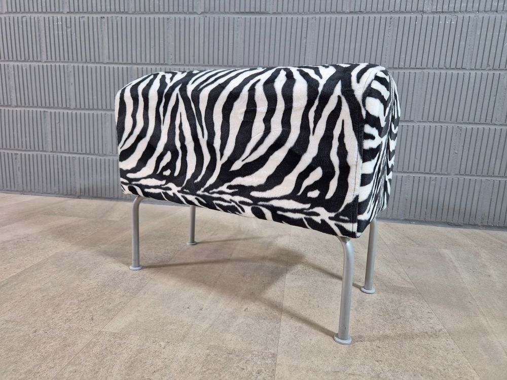 IKEA Pastill 1999 Bench Sitzbank Ottoman, Zebra Look Bank (Gebraucht ...