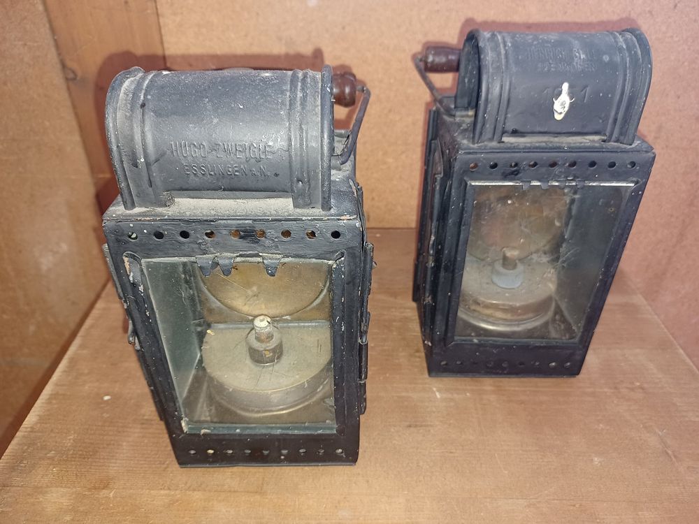 Alte Bundesbahnlampe Heinrich Gillet/Hugo Zweigle (Gebraucht) in ...